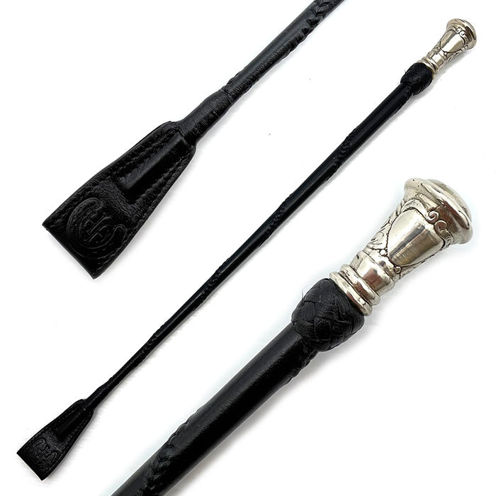 Black & Silver Riding Crop – The Handsome Horse